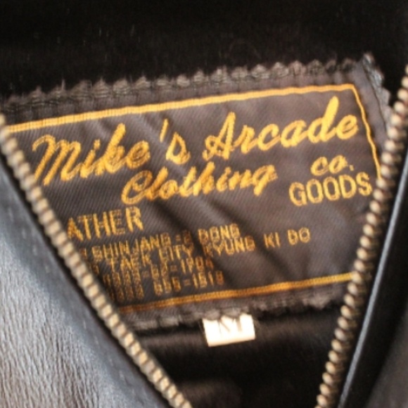 Mikes Arcade | Jackets & Coats | Mikes Arcade Clothing Leather Jacket ...